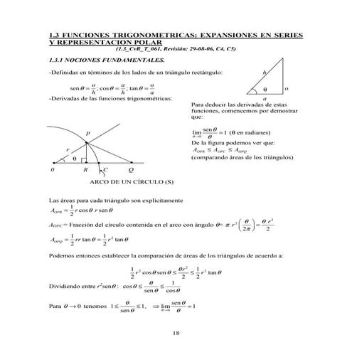 Funciones trigonometricas con expansion en series | PDF