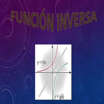 Funcion inversa | PPTX