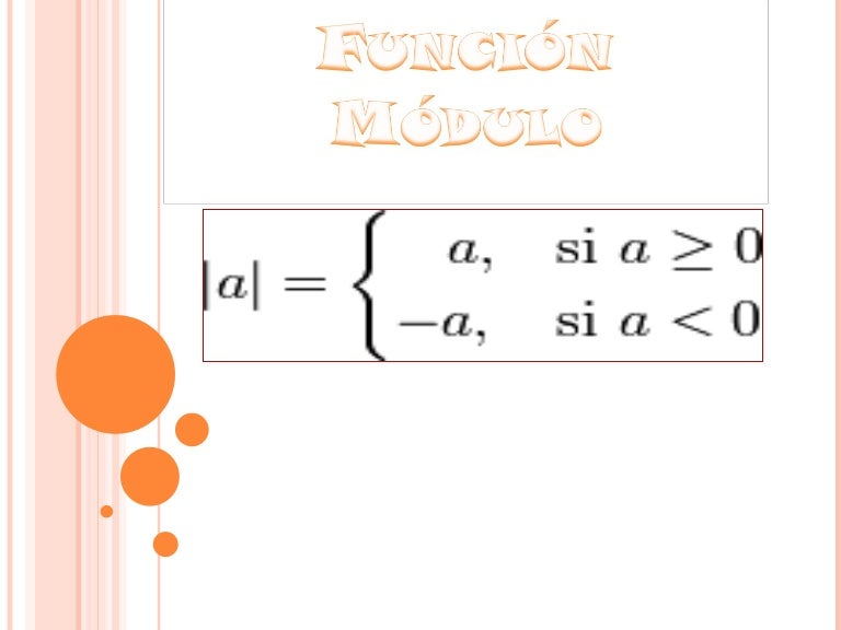 Funcion modulo