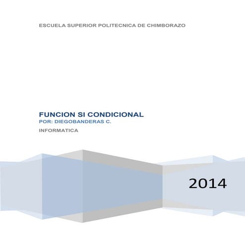 Funcion si condicional | PDF