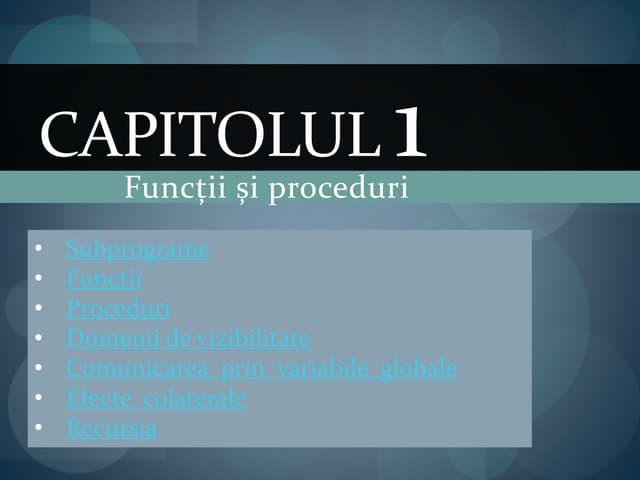 Proiect la Info/ COMPONENTELE CALCULATORULUI | PPTX