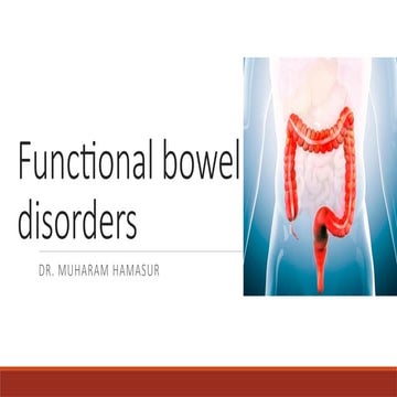 Irritable bowel syndrome | PPTX