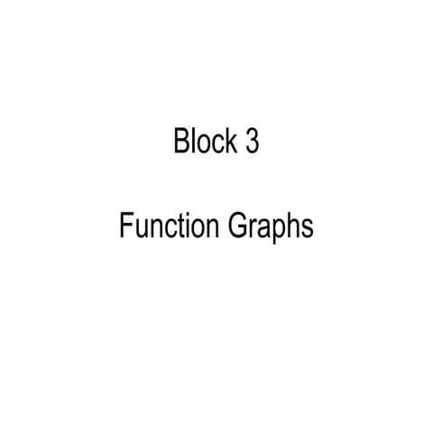 Function graphs | PPT