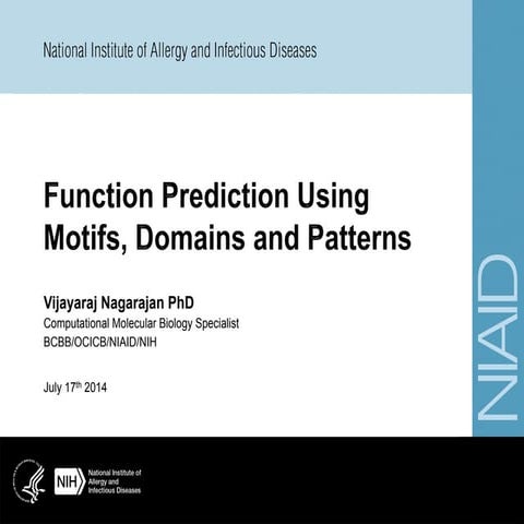 Protein Function Prediction Ppt 