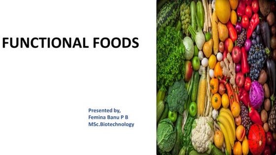 Functional Foods | PPT