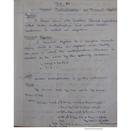 Functional analysis | PDF