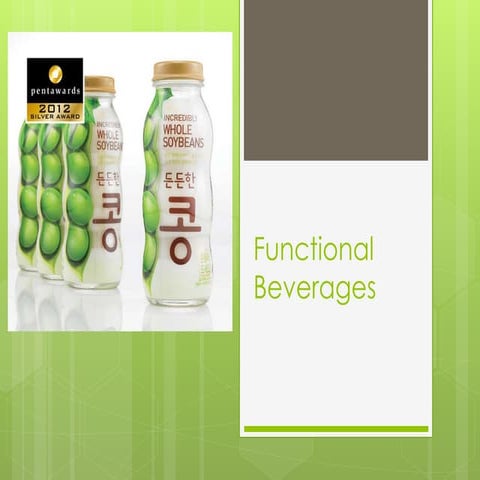 Functional beverages | PPTX
