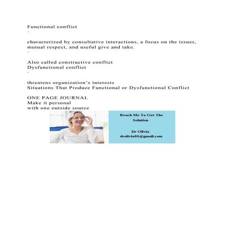 Functional conflict ·characterized by consultative interaction.docx
