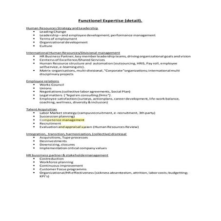 Functional expertise detail | DOCX