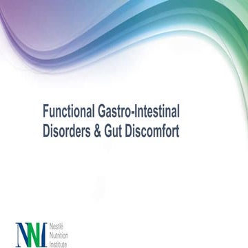 Functional Gastro-Intestinal Disorders & Gut Discomfort (1).pptx