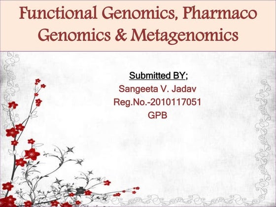Genomics, Transcriptomics, Proteomics, Metabolomics - Basic concepts ...