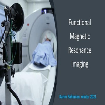Functional Magnetic Resonance Imaging (FMRI) | PDF