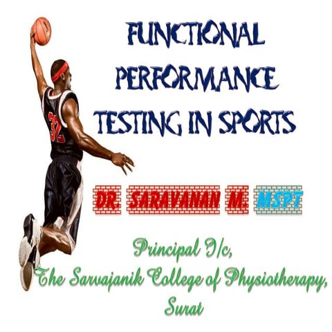 Functional performance testing in sports | PPT
