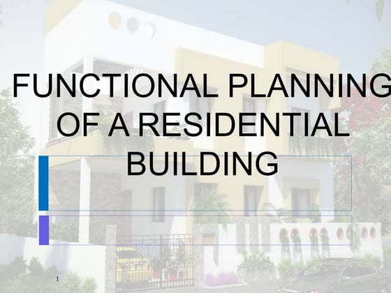 Principles of building planning | PPT