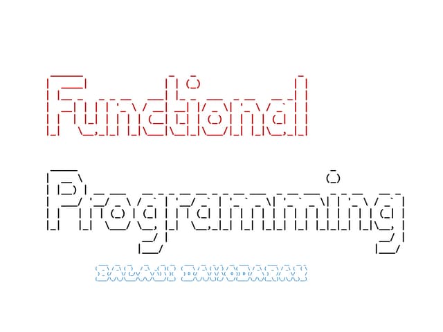 Functional programming basics | PPT Functional programming basics | PPT