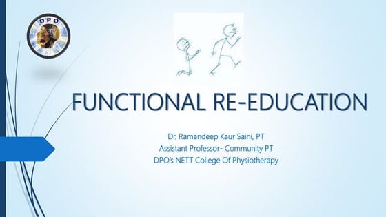 Functional Re-education Basics | PPSX | Physical Therapy | Wellness