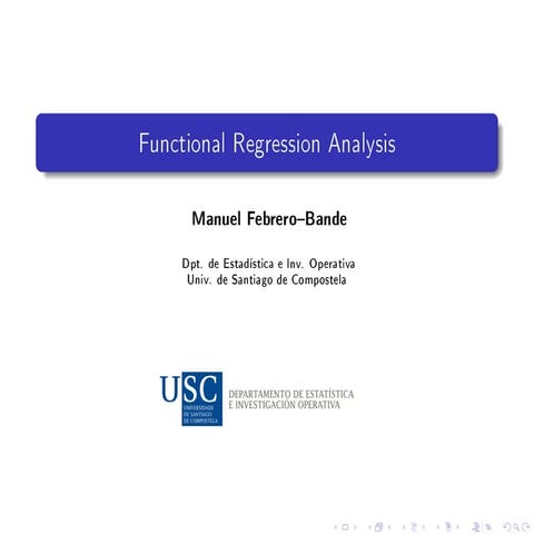 Functional Regression Analysis | PDF | Physics | Science