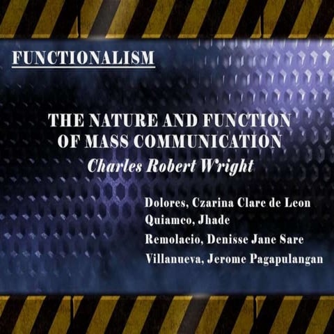 Functional Theory | PPTX | Science