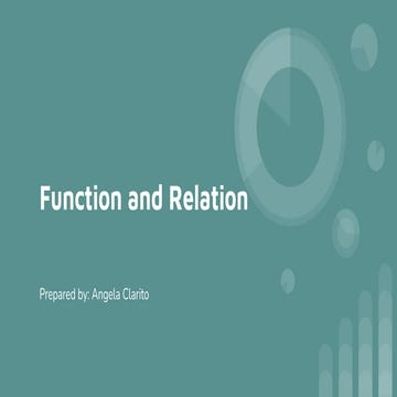 Function And Relation Pdf