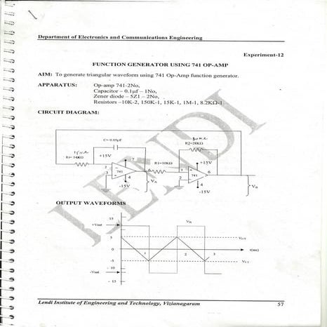 Function generator | PDF