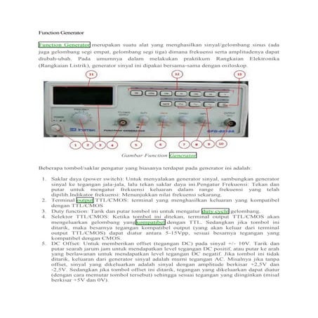 Function generator | PDF
