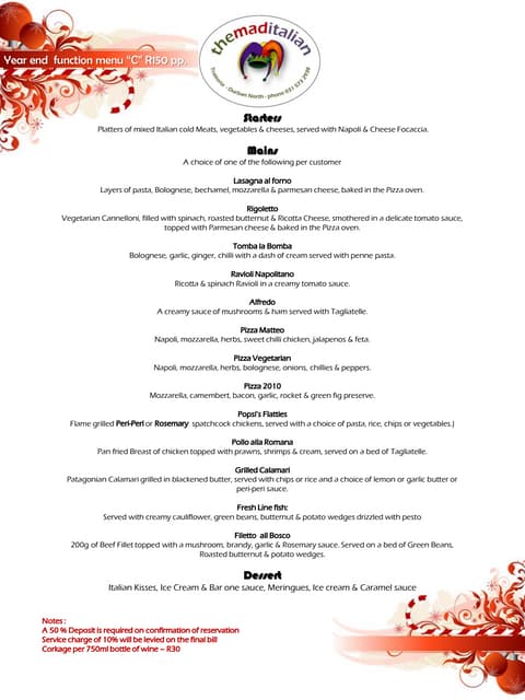 Wine Dinner Menu | PDF