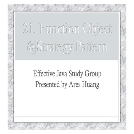 Function Object Ppt 8878