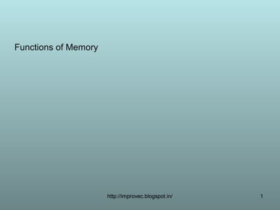 Secondary memory | PPT