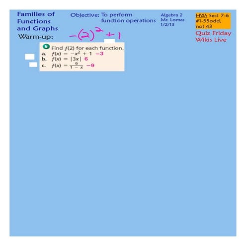 Function operations | PDF