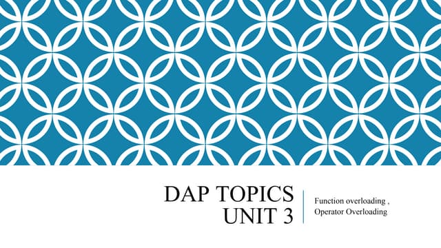 Function Overloading Or Polymorphismpdf Programming Languages Computing