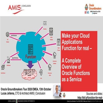 Make Your Cloud Applications Function For Real A Complete Overview Of Oracle Functions As A