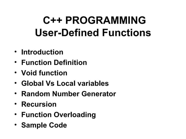 Parameter Passing To Functions In C