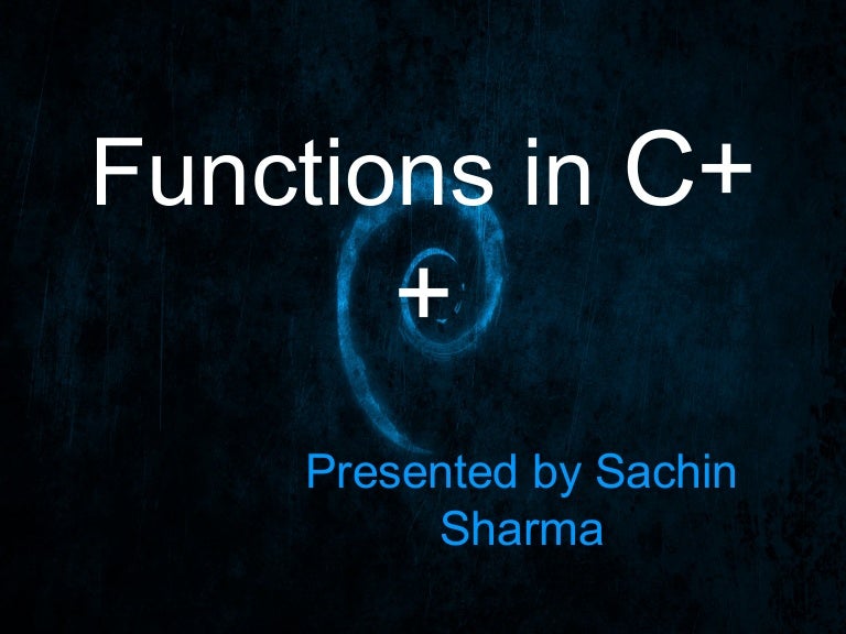 Functions In C