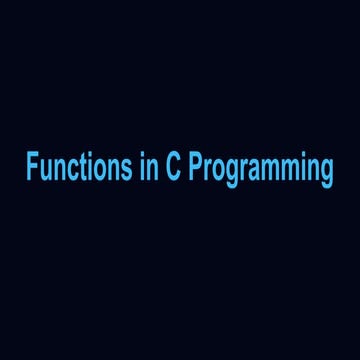Functions in php | PPTX