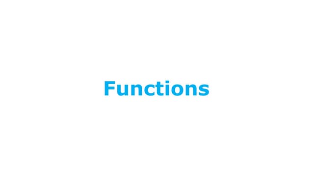 INTRODUCTION TO PYTHON PROGRMMING AND FUNCTIONS | PPT | Free Download INTRODUCTION TO PYTHON PROGRMMING AND FUNCTIONS | PPT | Free Download