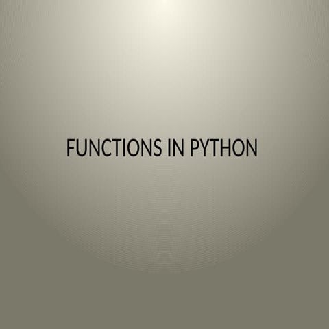 FUNCTIONS IN PYTHON Program CLASS 8.pptx