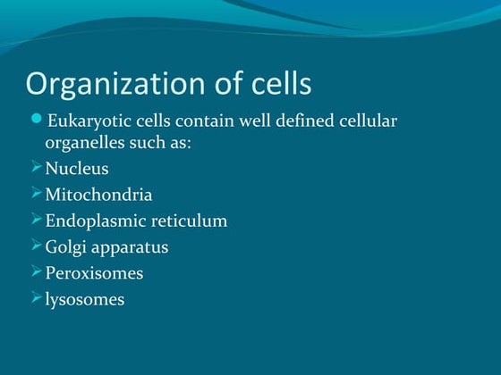 Cell and cell organelles | PPT