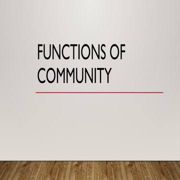 ANALYZES THE FUNCTIONS OF COMMUNITY.pptx