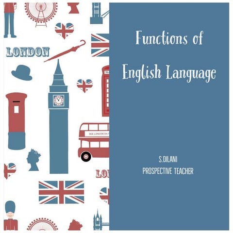 Functions of English Language | PPTX