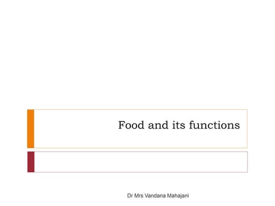 Basic concepts of Nutrition | PPT