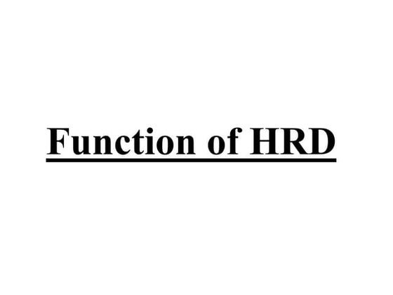 Human Resource Development (HRD) | PPT