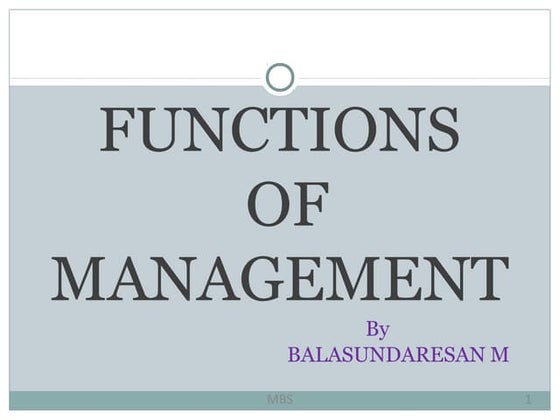 5 Managerial Functions Managerial Skills And Roles MBA Knowledge