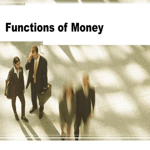 Functions of money | PPT