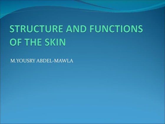 Skin anatomy | PPT