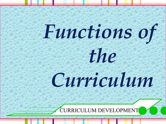 PRINCIPLES OF CURRICULUM | PPT
