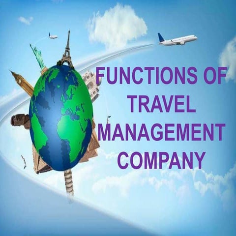 MS.TLE Functions of travel management company | PPTX