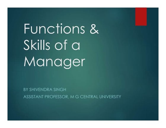 Social responsibility of Managers | PPT