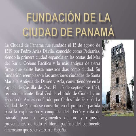 FundacióN De La Ciudad De Panamá | PPTX