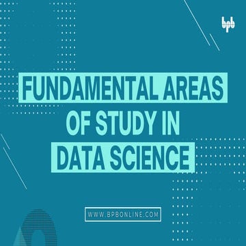 Fundamental Areas Of Study In Data Science.pdf | Free Download