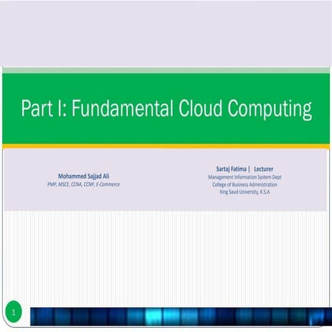 Fundamental Cloud Computing | PPTX